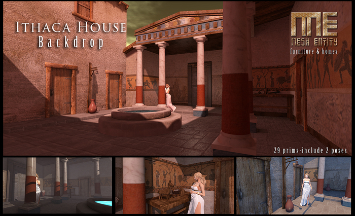 Second Life Marketplace - Mesh Entity: Ithaca House Backdrop